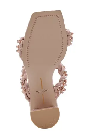 Dolce Vita Paily Imitation Pearl Sandals - Blush Pearls