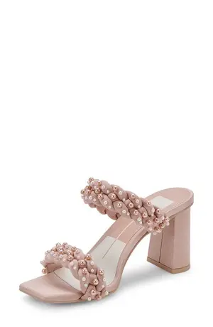 Dolce Vita Paily Imitation Pearl Sandals - Blush Pearls