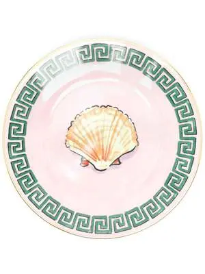 GINORI 1735 Viaggio Di Nettuno Bread Plate - Pink