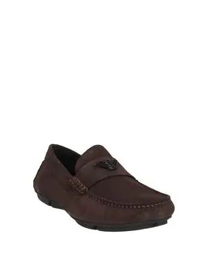 Emporio Armani Leather Loafers - Brown