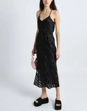 Topshop Zebra-print Maxi Slip Dress