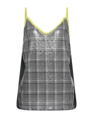 PIANURASTUDIO Tartan Camisole - Grey