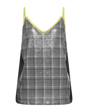 PIANURASTUDIO Tartan Camisole - Grey