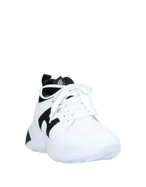 Hogan Textile Fibers And Leather Chunky Sneakers - White