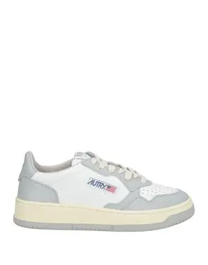 AUTRY Leather Low Top Sneakers - Grey