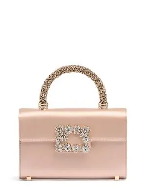 ROGER VIVIER ROGER VIVIER Mini Flower Buckle Envelope Bag - Danza