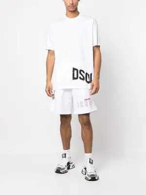 Dsquared2 Logo Print Cotton T-shirt