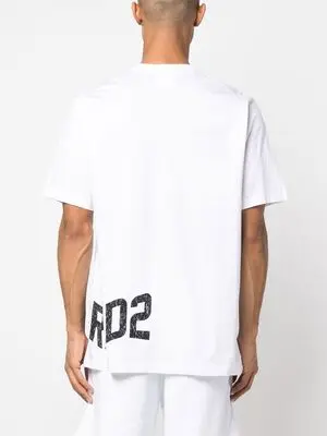 Dsquared2 Logo Print Cotton T-shirt