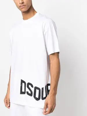 Dsquared2 Logo Print Cotton T-shirt