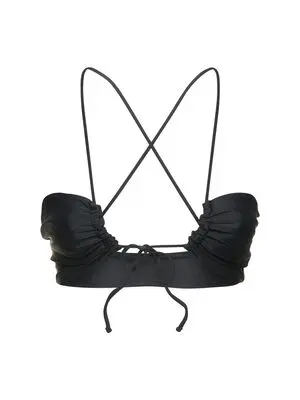 Jade Swim Livi Bikini Top - Black