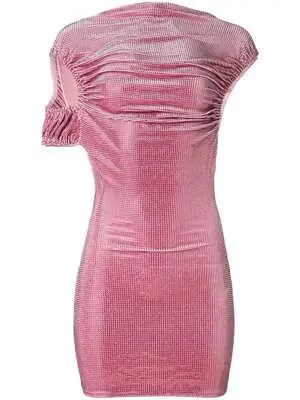 CHRISTOPHER KANE Crystal-embellished Minidress - Pink