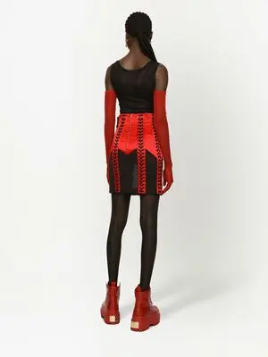 Dolce & Gabbana Eyelet-detail Corset Mini Skirt