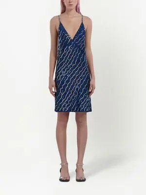 Marni Sequined Slip Mini Dress