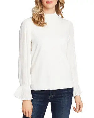 Cece Dupraz Mock Neck Tops