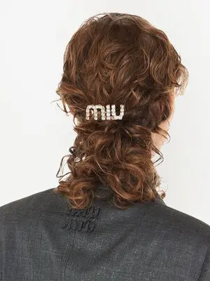 Miu Miu Crystal-embellished Hair Clip