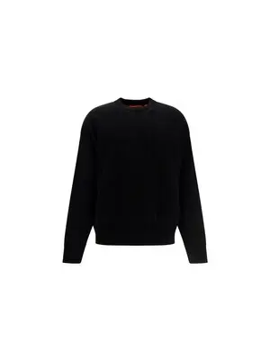 Palm Angels Intarsia Palm Sweater Black/multi