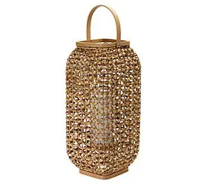MELROSE International Tall Wicker Lantern 20'h - One-color
