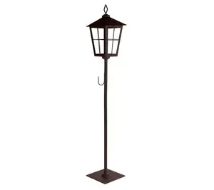 MELROSE International Metal Lantern With Wreath Holder - One-color
