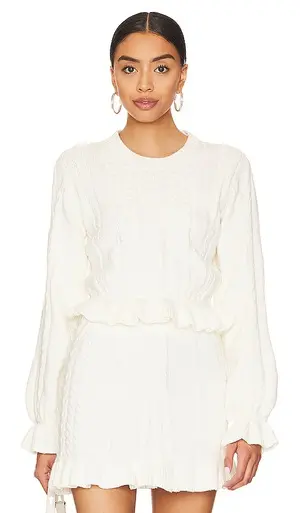 Show Me Your Mumu Ridley Ruffle Sweater