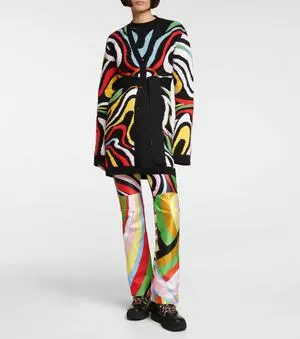 Emilio Pucci X Fusalp Marmo Wool Sweater - Black