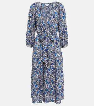 VELVET BY GRAHAM & SPENCER Velvet Maddy Floral Midi Dress