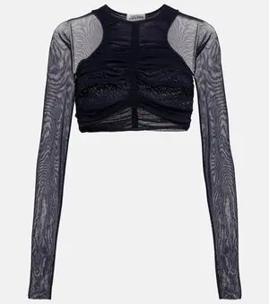 Jean Paul Gaultier Mesh Performance Tops For Women
