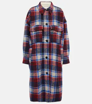 MARANT ETOILE Fontizi Checked Coat - Multicoloured