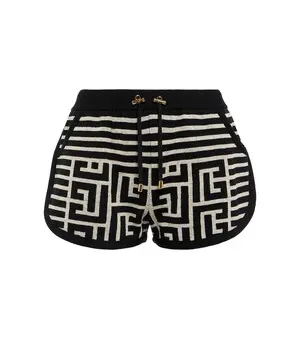 Balmain Monogram Shorts For Women