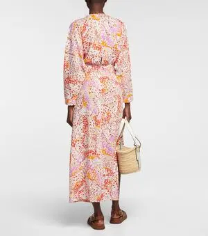 Poupette St Barth Ilona Printed Maxi Dress - Multicoloured