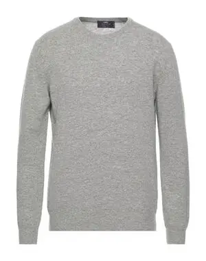 GIULIO CORSARI Knitted Sweater - Light Grey