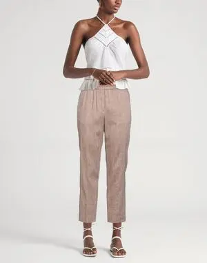 Peserico Tapered Wool-linen Pants