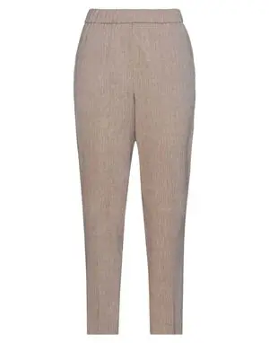 Peserico High-waisted Tapered Trousers - Light Brown