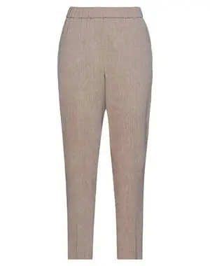 Peserico High-waisted Tapered Trousers - Light Brown