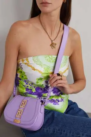 Versace Leather Shoulder Bag
