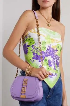 Versace Leather Shoulder Bag