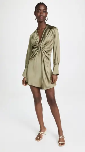 Simkhai Roma Classic Long Sleeve Mini Dress
