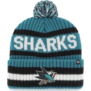 '47 San Jose Sharks Bering Cuffed Knit Hat With Pom - Teal