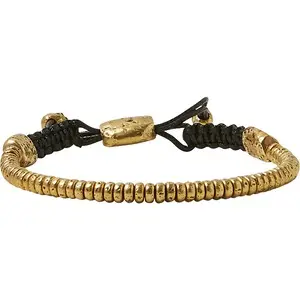 John Varvatos Skull Slider Bracelet - Brass
