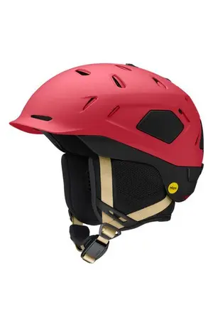 SMITH Nexus Snow Helmet With Mips - Matte Crimson/ Black