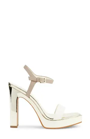 Dkny Maiden Ankle Strap Platform Sandals