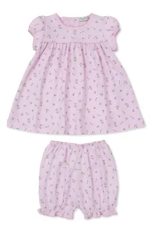 KISSY KISSY Garden Roses Dress And Bloomers - Pink