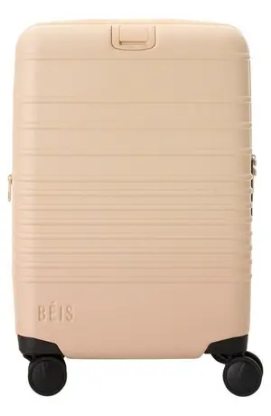 BEIS The Carry-on Roller Suitcase - Beige