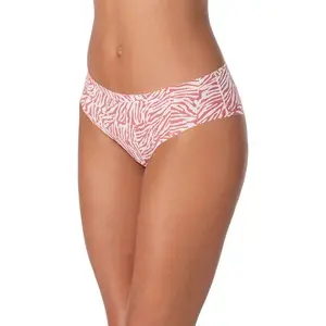 Dkny Litewear Cut Anywhere Hipster Panties Abstract Zebra