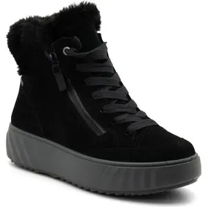 ARA Mikayla Faux Fur Lined Lace-up Boots