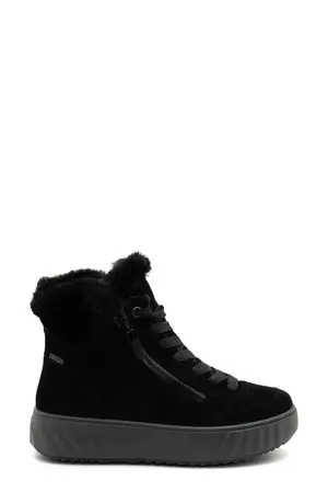 ARA Mikayla Faux Fur Lined Lace-up Boots