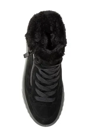 ARA Mikayla Faux Fur Lined Lace-up Boots