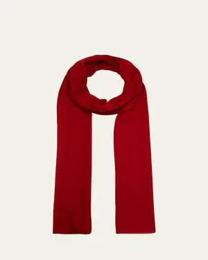 Denis Colomb Cashmere Cloud Scarf Geranium