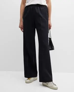 GOLDEN GOOSE Golden Goose Compact Gabardine Wool Jogging Pants - Dark Blue