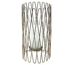 MELROSE Geometric Iron Candle Holder - One-color