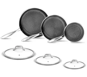 NUTRICHEF Triply Stainless Steel Kitchenware Po S & Pans Set - Silver